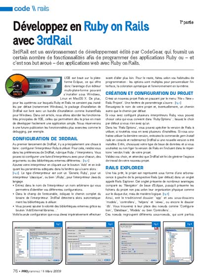 Développez en Ruby On Rails avec 3rd Rail